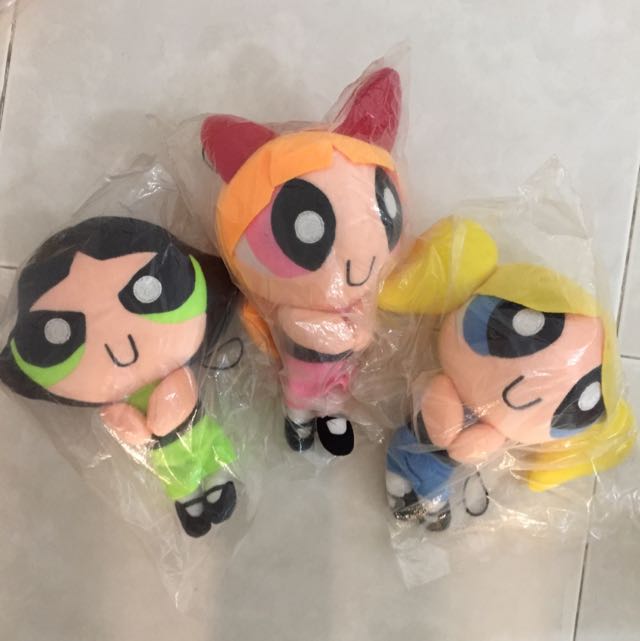Brand New Powerpuff Girls Plush Toy Set, Hobbies & Toys, Toys & Games ...