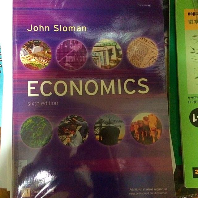 Economics Textbook John Sloman, Hobbies & Toys, Books & Magazines ...