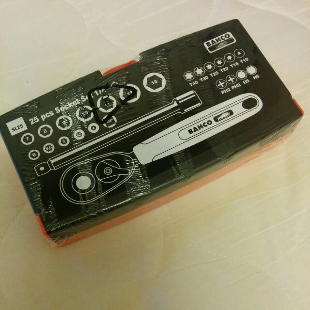 Bahco 25 Piece Socket Set. SL25, Men's Fashion, Watches & Accessories ...