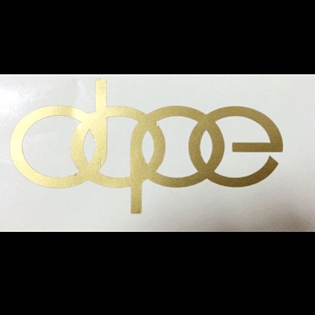 Dope Logo Sticker, Hobbies & Toys, Stationery & Craft, Other Stationery ...