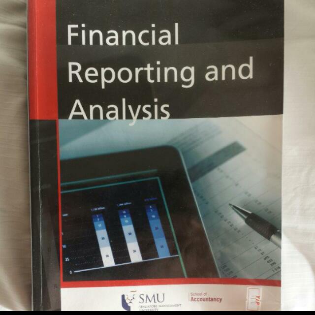 Financial Reporting And Analysis. , Books & Stationery, Textbooks on ...