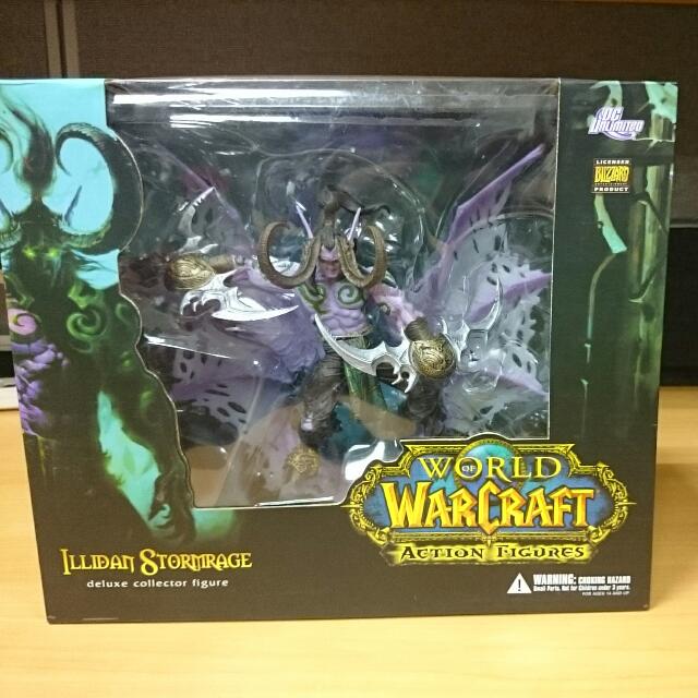 World Of Warcraft Series 1 Illidan Stormrage Deluxe Collector Figure ...