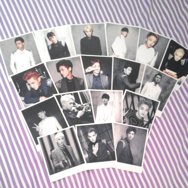 EXO PHOTOCARDS, Hobbies & Toys, Memorabilia & Collectibles, K-Wave on ...