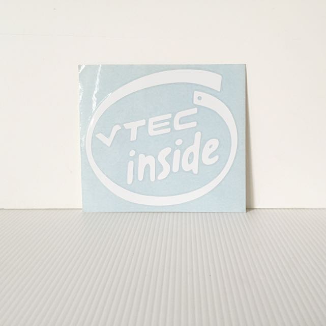 VTEC Inside Sticker, Car Accessories, Accessories on Carousell