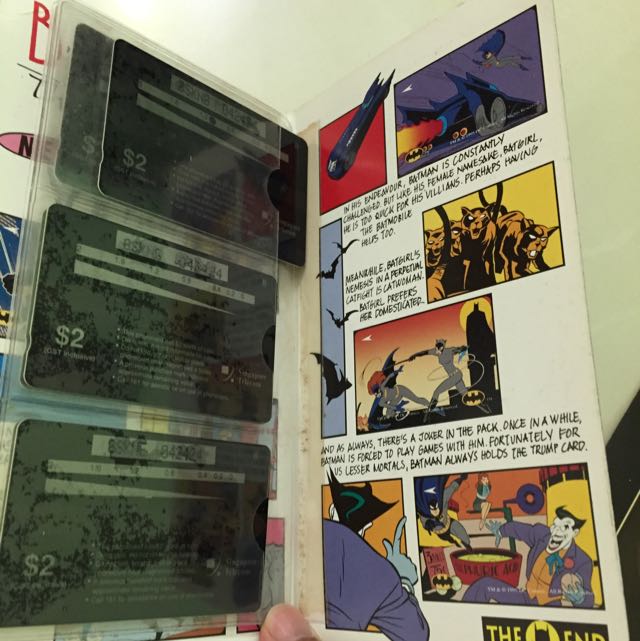 Batman The Animated Series Limited Edition Phone Cards, Hobbies & Toys ...