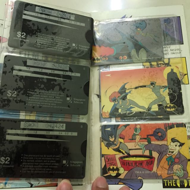 Batman The Animated Series Limited Edition Phone Cards, Hobbies & Toys ...