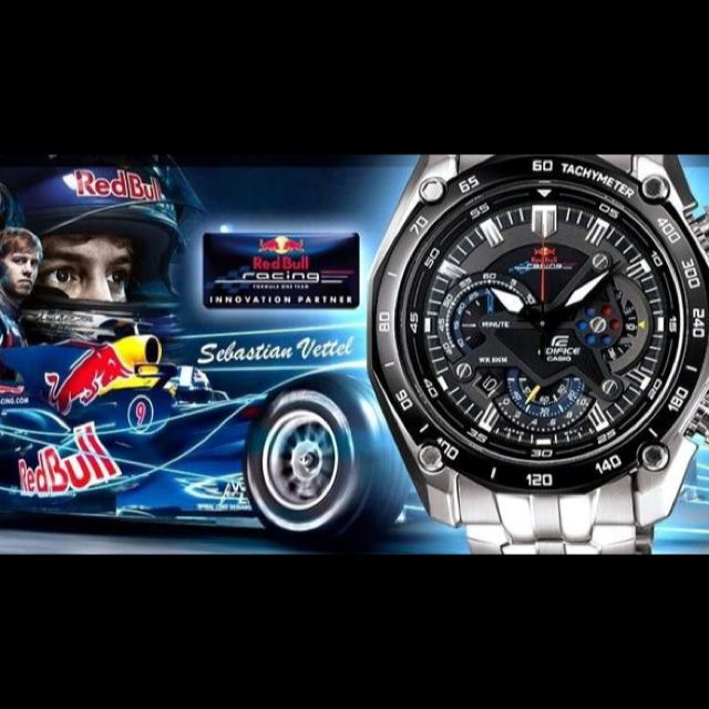 Brand New CASIO EDIFICE Redbull Racing Limited Edition Chronograph ...