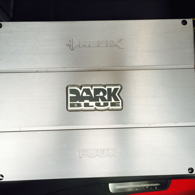 HELIX DARK BLUE FOUR AMPLIFIER FOR CAR, FREE SUBWOOFER!! ICE, MADE IN ...