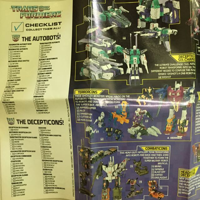 Transformers G1 Catalogue, Hobbies & Toys, Toys & Games on Carousell