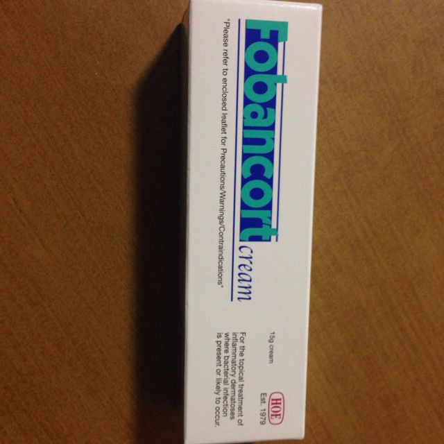 Fobancort Cream 15g, Everything Else on Carousell