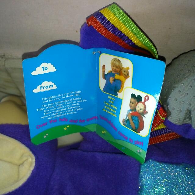 BN Vintage 1996 UK Teletubbies Backpack - Tinky Winky / LaLa ...