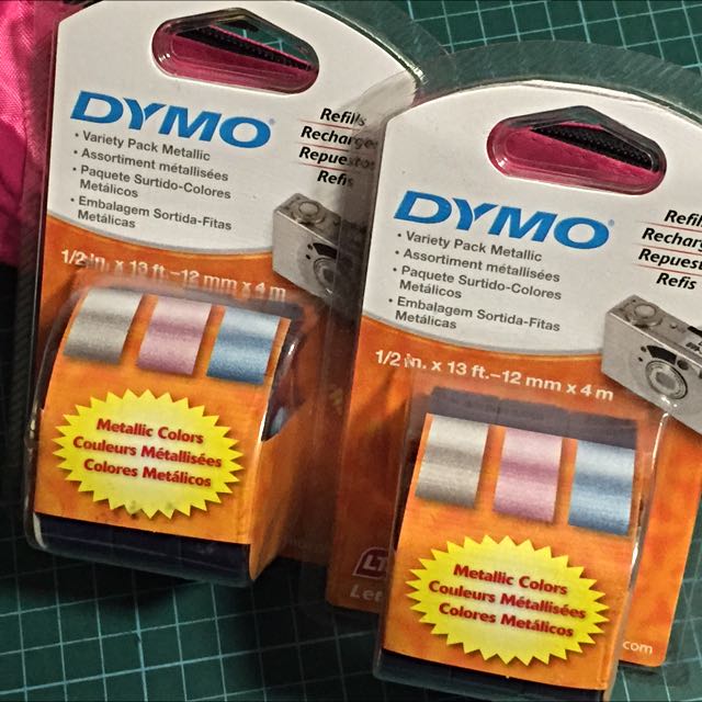 DYMO Letra Tag-Plastic Label Tapes (Brand New), Hobbies & Toys ...