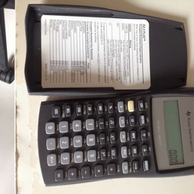 BA II Plus Financial Calculator, Hobbies & Toys, Books & Magazines ...