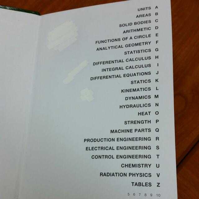 Engineering Formulas 7th Edition By Kurt Gieck / Reiber Gieck, Hobbies ...