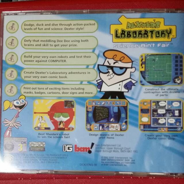 *Free* Dexter's Laboratory Science Ain't Fair PC Game, Hobbies & Toys ...