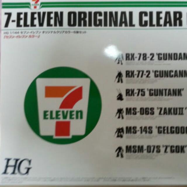 HG 1/144 7-11 Original Clear Colour Version Gundam Seven Eleven Gunpla ...