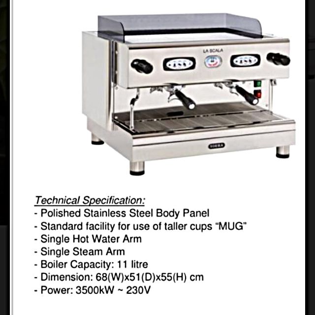 La Scala norma Coffee Espresso 2 Group Machine, Babies & Kids, Bathing ...