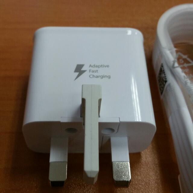 Note 4/5/6/7 Charger Samsung Adaptive Fast Charging & FAST CHARGE CABLE ...