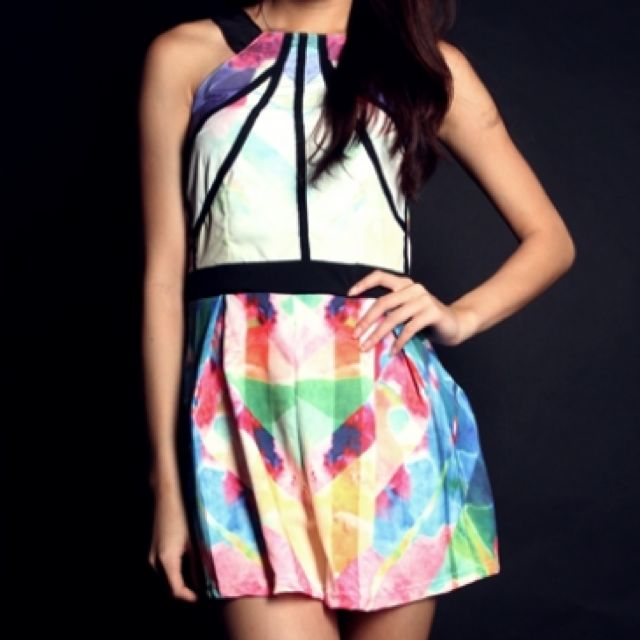 Rainbow Romper, Women's Fashion, Dresses & Sets, Rompers on Carousell