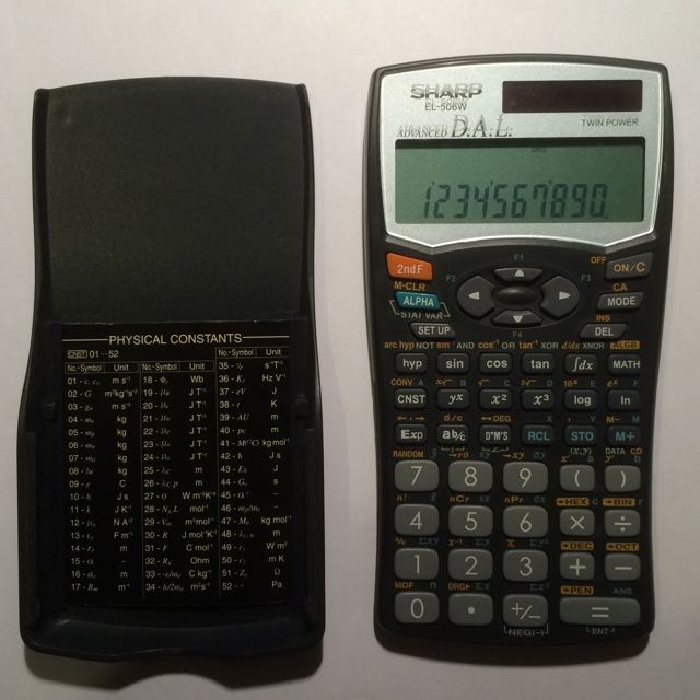 Sharp EL-506W Scientific Calculator, Everything Else on Carousell