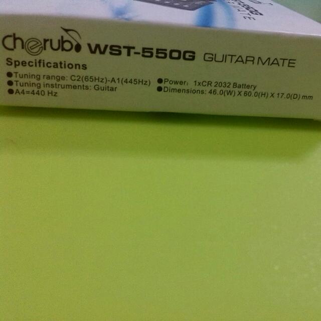 [Price Reduced] Cherub WST-550G Guitar Mate Tuner , Hobbies & Toys ...