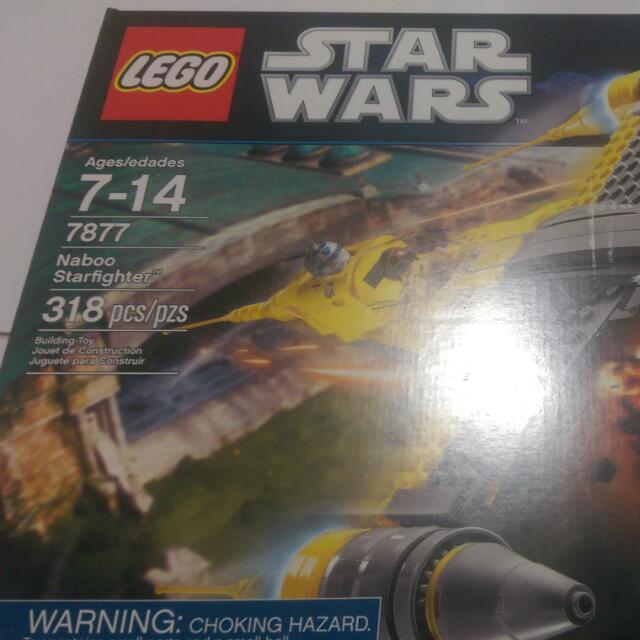 Special Edition Retired Lego Star Wars Naboo Starfighter - 7877 ...
