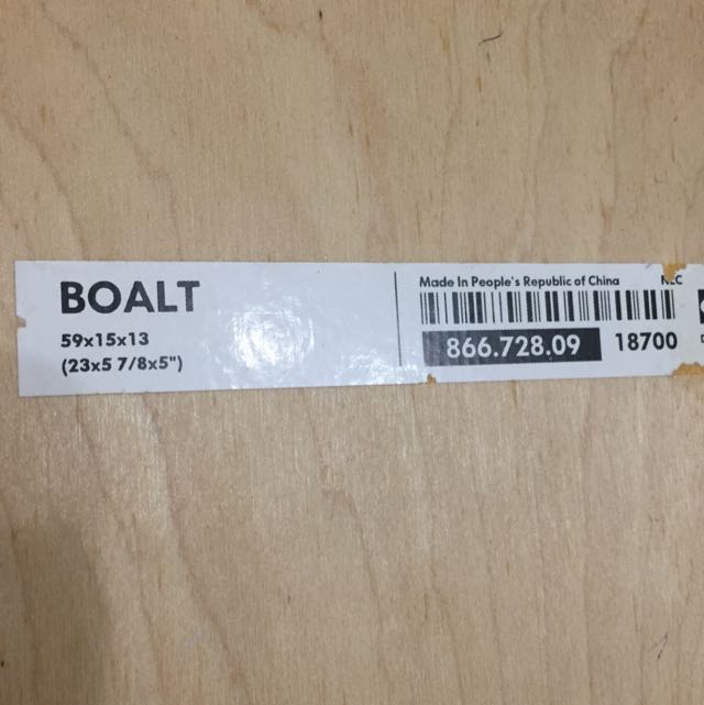 CD/DVD Tower Rack Wooden IKEA BOALT, Furniture & Home Living, Furniture ...