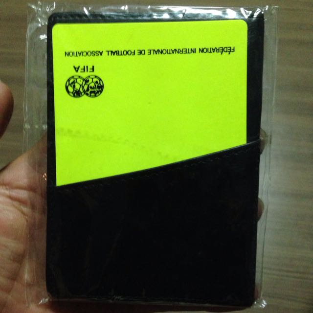 FIFA Referee Card Wallet Set, Men's Fashion, Bags, Belt bags, Clutches ...