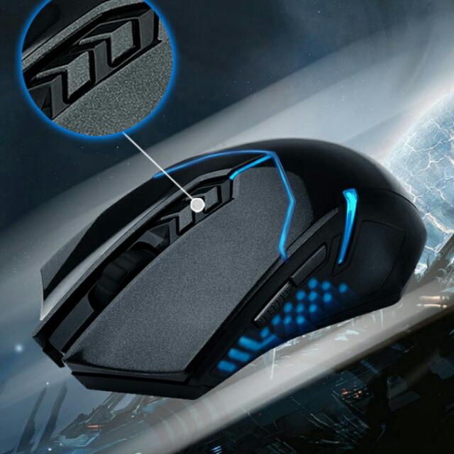 Original Package New Creative ET X08 Brand Iron Man Mouse 30M 7D LED ...