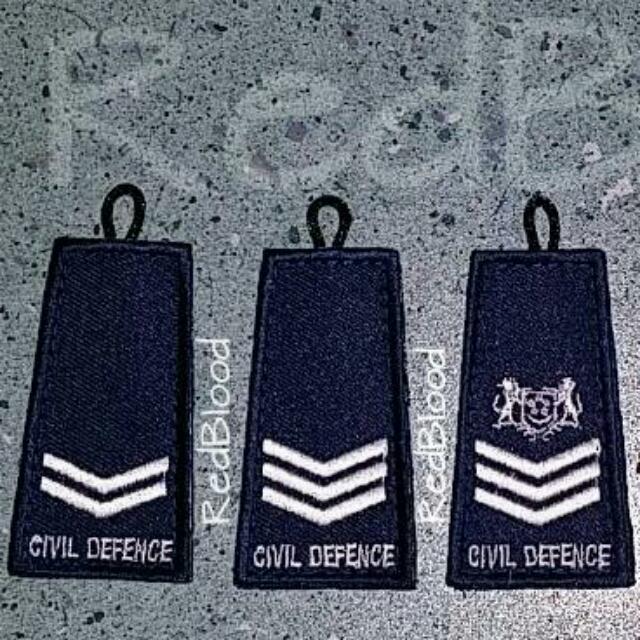 SCDF Rank Keychain, Everything Else on Carousell