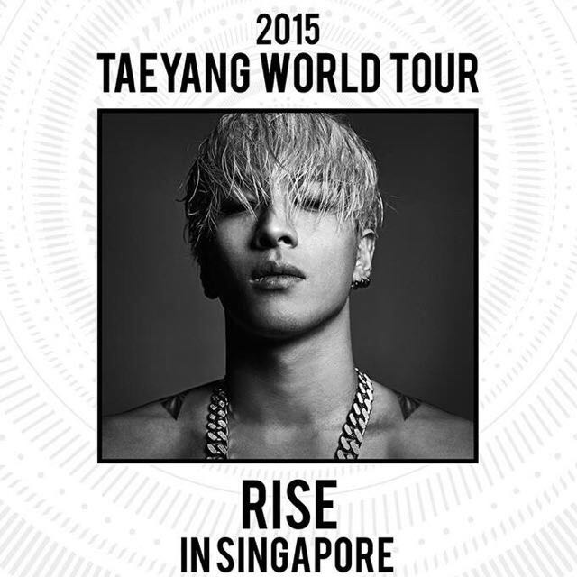Taeyang World Tour in Singapore, Hobbies & Toys, Memorabilia ...