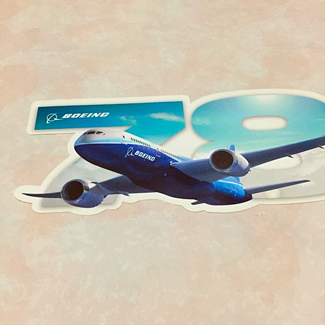 Boeing B787 Dreamliner sticker, Hobbies & Toys, Toys & Games on Carousell