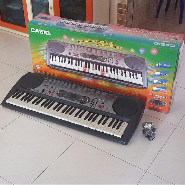 CASIO LK-35 61 Keys Keyboard, Hobbies & Toys, Music & Media, Musical Instruments on Carousell
