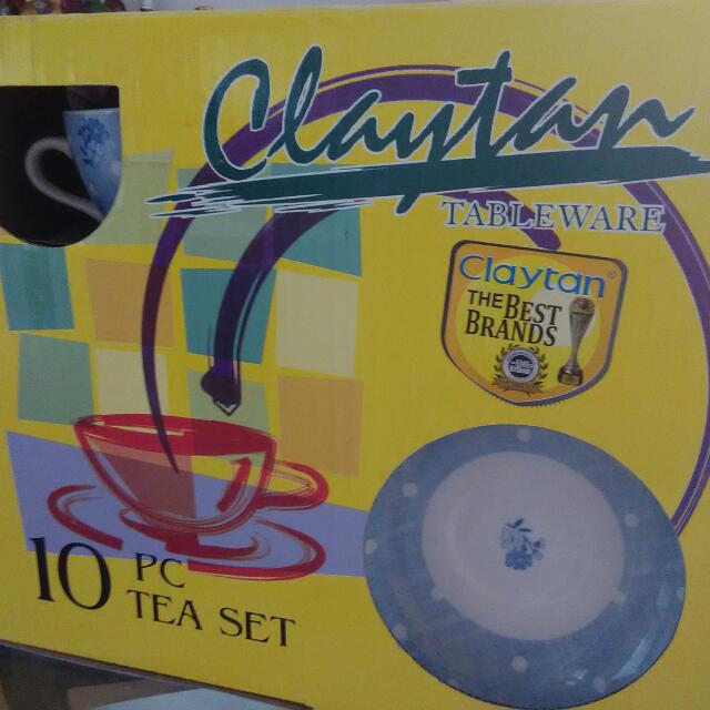 Claytan Table Ware 10pc Tea Set, TV & Home Appliances, Kitchen ...