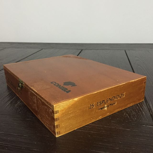Cohiba Empty Cuban Cigar Box - 25 Esplendidos, Everything Else on Carousell