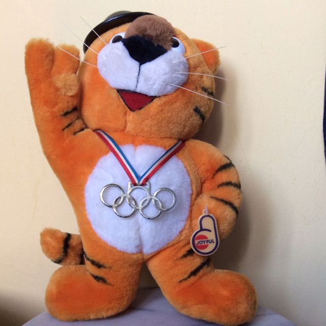 Korea Summer Olympic 1988 Mascot Tiger Hodori Plush Doll, Hobbies ...