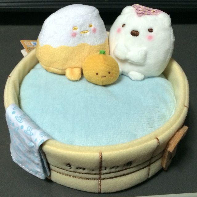 Original San-X Sumikko Gurashi In Onsen Bucket Plush, Hobbies & Toys ...
