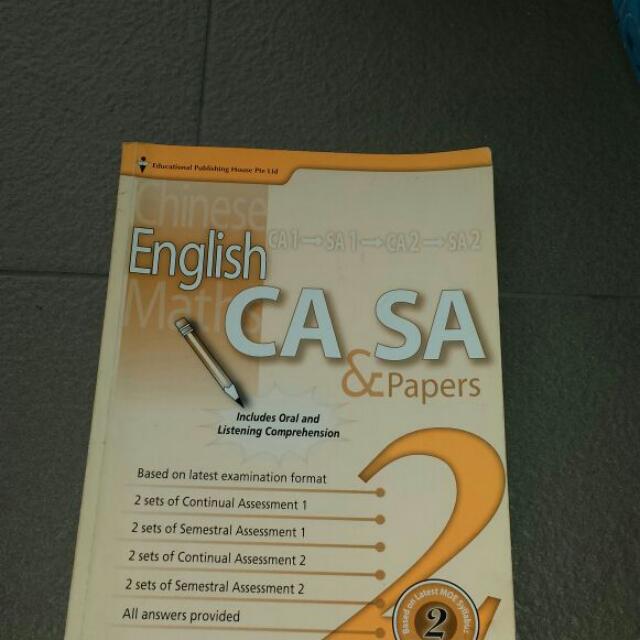 P2 english CA & SA paper, Hobbies & Toys, Books & Magazines, Assessment ...