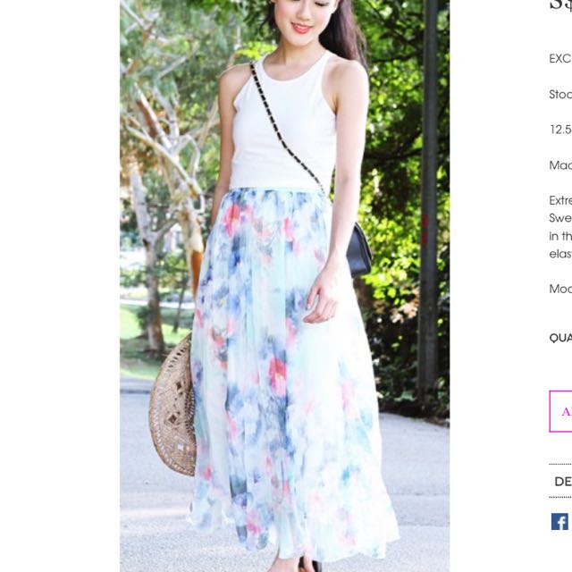 Pending - Wonderstella Maxi Skirt, Women's Fashion, Bottoms, Skirts on Carousell