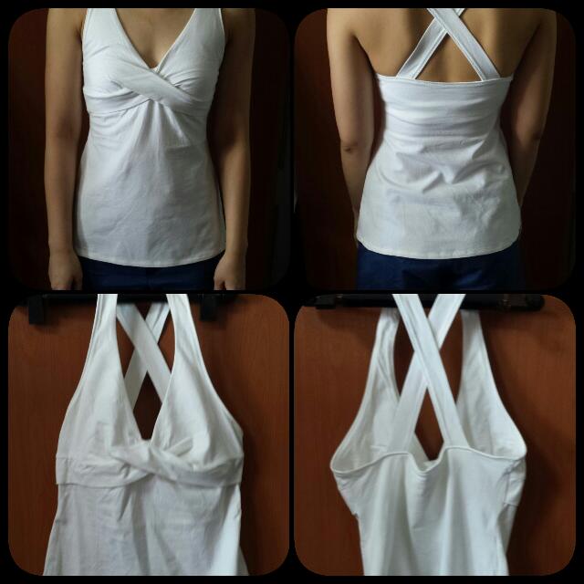 Victoria's Secret Cross Front & Back Bra Top, Women's Fashion, New ...