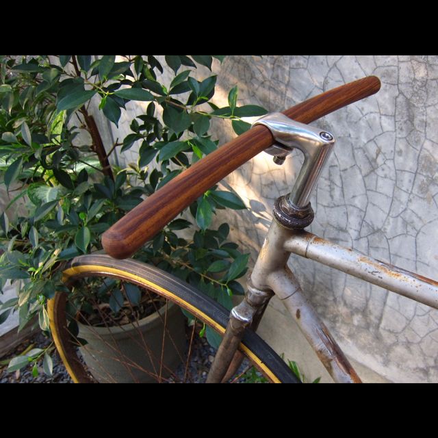 Bicycle Wooden Handle Bar, Sports Equipment, Bicycles & Parts, Parts ...