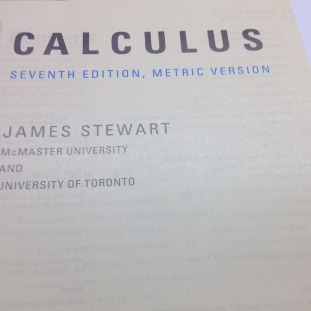 Calculus Seventh Edition, Hobbies & Toys, Books & Magazines, Textbooks ...