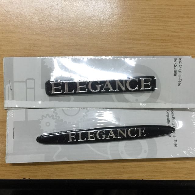 Mercedes Elegance Logo, Auto Accessories on Carousell
