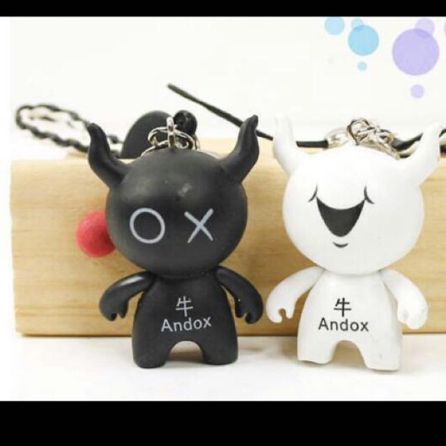 Black andox Keychain, Hobbies & Toys, Travel, Travel Essentials ...