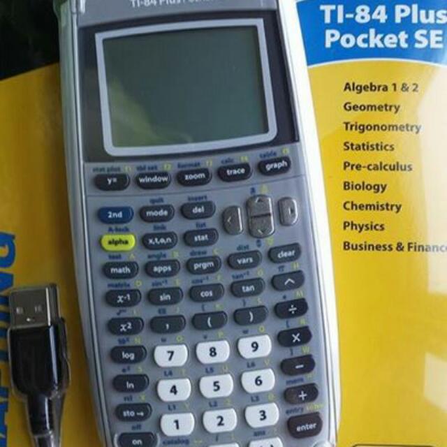 Brand NEW Graphics Calculator TI-84 Plus Pocket SE , Hobbies & Toys ...