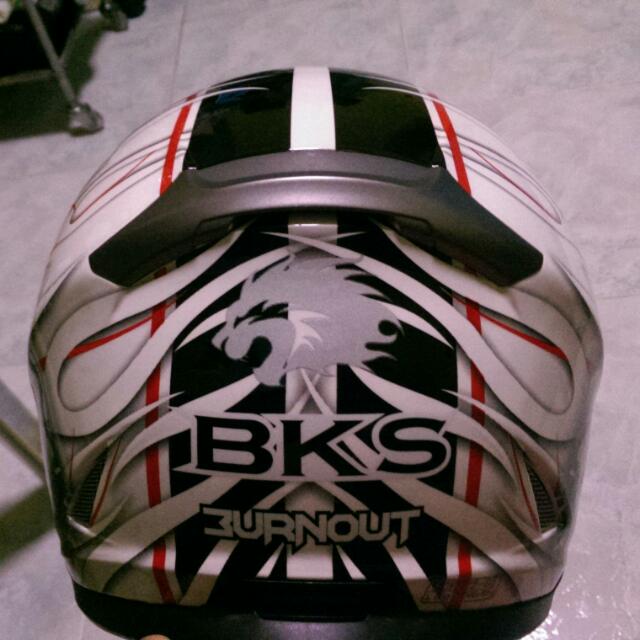 BKS Full Face Helmet, Car Accessories on Carousell