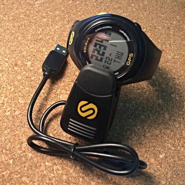 Second-hand Soleus Digital Running Watch With Battery Charger, Mobile ...
