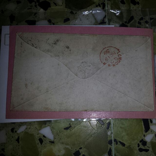 ( Reserved ) Selling Old Letter With Red Penny Stamp, Hobbies & Toys ...