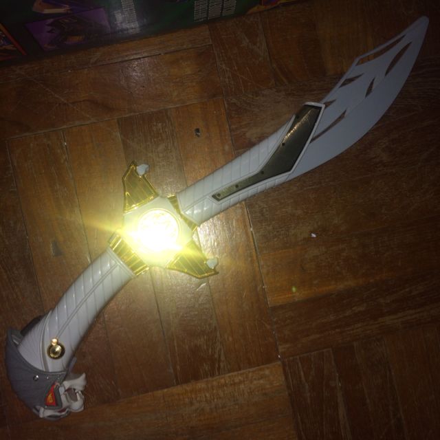 Power Rangers Mmpr White Ranger Saba Sword, Hobbies & Toys, Toys ...