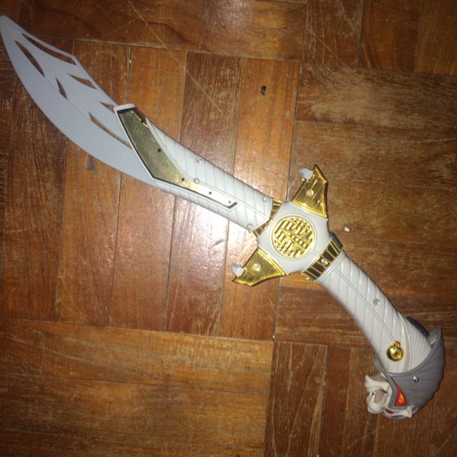 Power Rangers Mmpr White Ranger Saba Sword, Hobbies & Toys, Toys ...